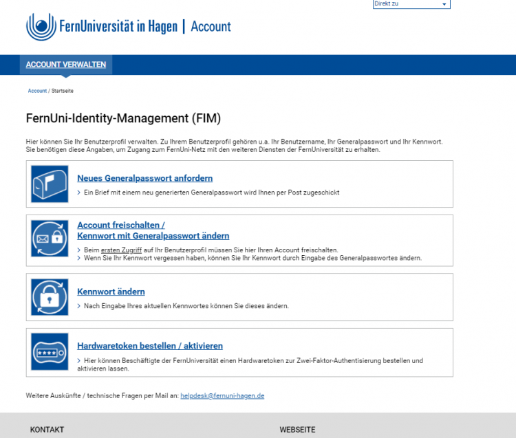 studyPORT: Login – Helpdesk